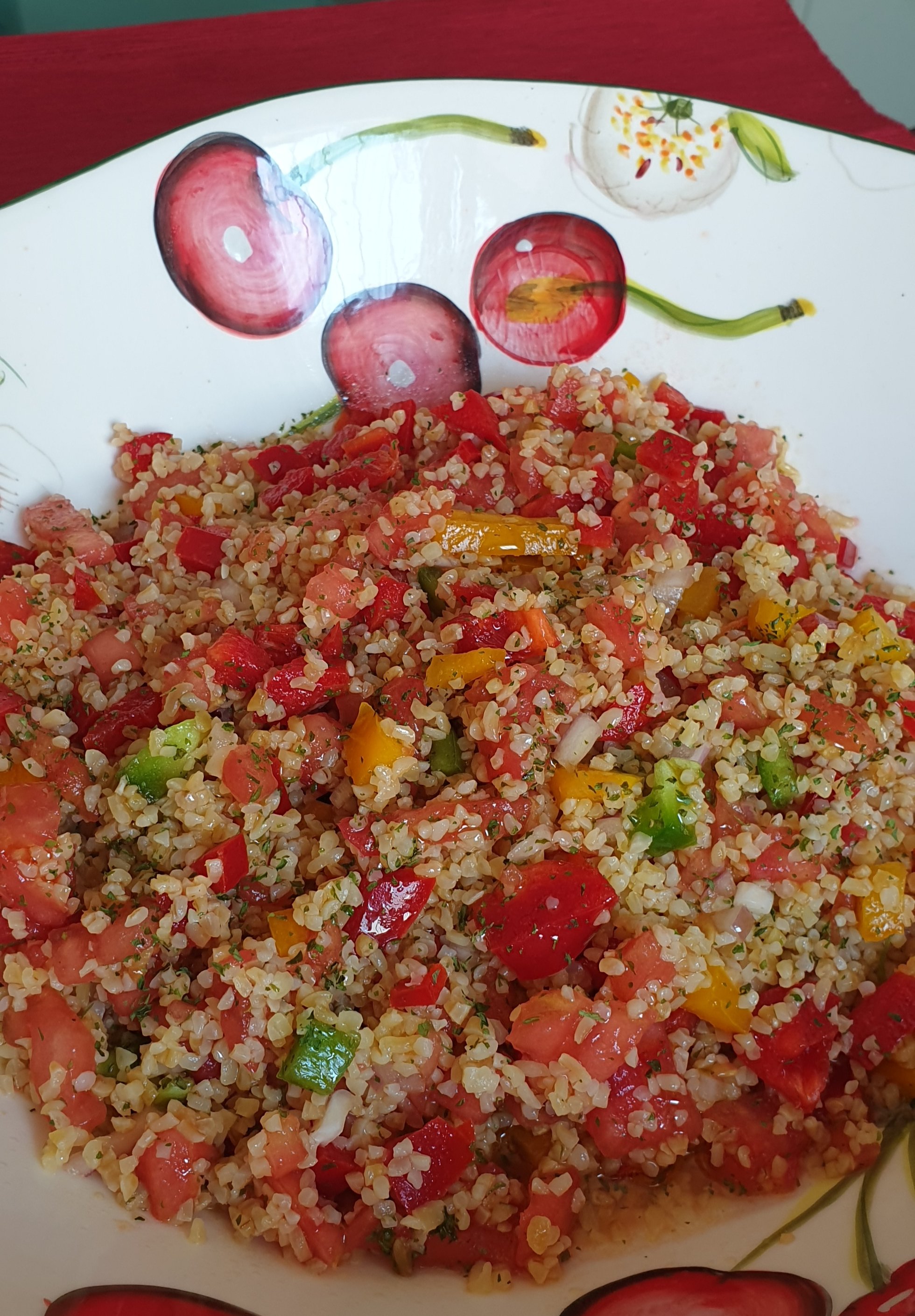 Ensalada con bulgur – Aprendiendo recetas